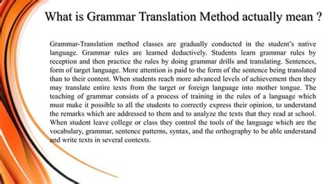 English Language Teaching Methods And Approaches Pptx Education