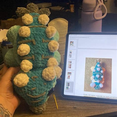 Pattern Only Bumpy Ankylosaurus Cute Crochet Plush Pattern Instructions Etsy