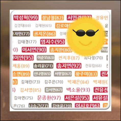 남자 이름 추천 받기 작명소 비용 없이 예쁜 이름 짓는법