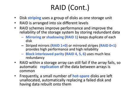 Mass Storage Systems Presentation Operating Systems Ppt Data
