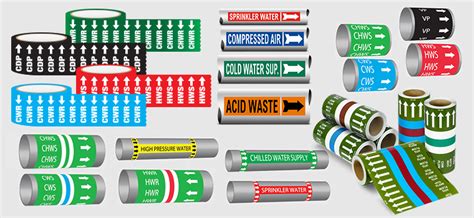 Pipe And Duct Marking Labels Mtc