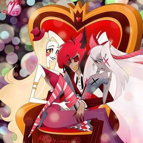 Alastor×vaggie×charlie Hotel Artwork Hotel Art Anime Character Design