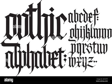 Old English Script Tattoo Font