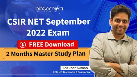 How To Crack CSIR NET In Next 2 Months Download Master Study Plan Checklist YouTube