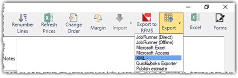 Export To XML Measure Flooring