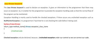 Exception Handling Pptx