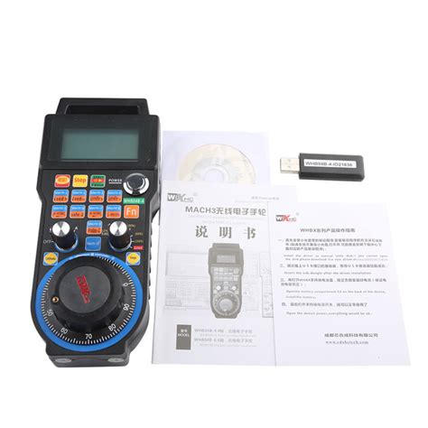 WHB04B Version Mach3 4 6 Axis Wireless Pendant Manual Handwheel Controller