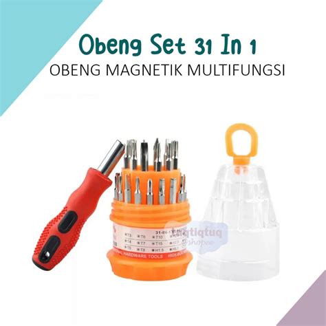 Jual Tq Obeng Set Multifungsi Obeng Magnetic 31 In 1 Model Telur