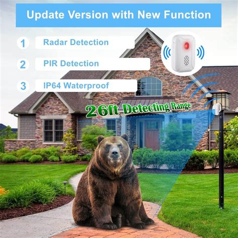 Wsdcam Wireless Driveway Alarm Radar Detection And Pir Dual Motion Sensor