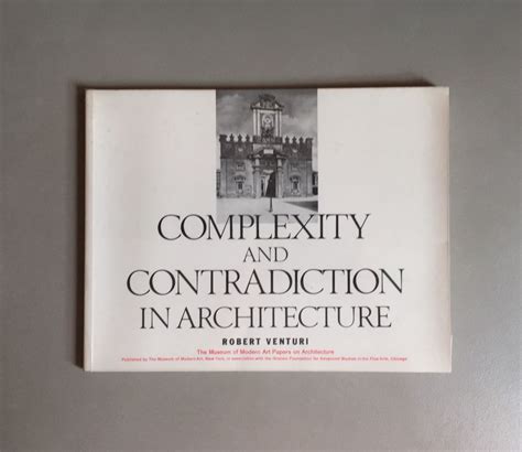 Complexity And Contradiction In Architecture Hobbies And Toys Books And Magazines Fiction And Non
