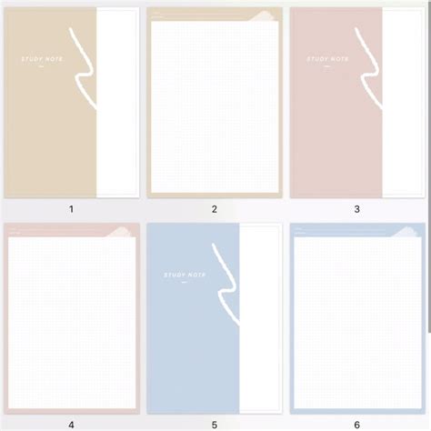 아이패드 굿노트 속지 공유 파스텔 모눈 필기노트 네이버 블로그