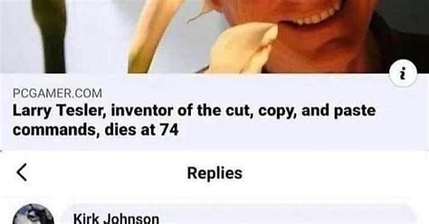 Larry Tesler Inventor Of The Cut Copy And Paste Commands Dies At 74