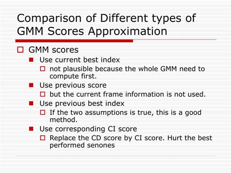 Ppt Performance Improvement Of Gmm Computation In Sphinx 36 Powerpoint Presentation Id762018