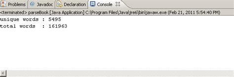 Java How To Parse Every Word In A Book And Output The Frequency Of Repeating Words The Holy