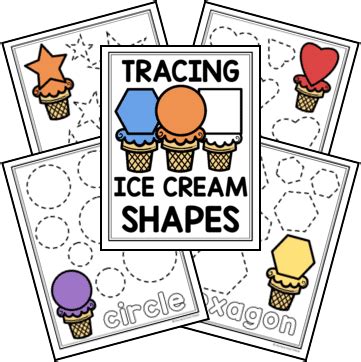 Free Printable Ice Cream Tracing Activity 58 Off