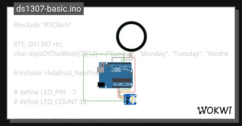 Ds1307 O Wokwi Esp32 Stm32 Arduino Simulator