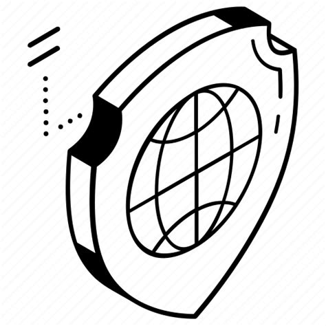 Net Protection Browser Safety Browser Security Shield Safe Icon