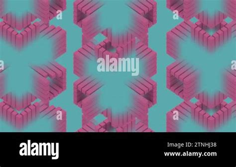 Trendy Neon Colored Digital Background With Infinite Seamless Loop