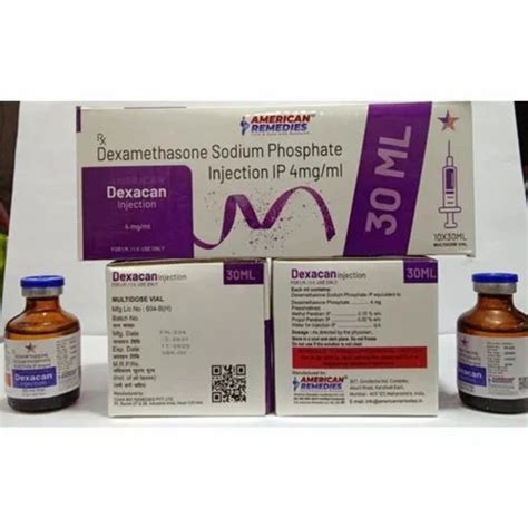 Dexamethasone Sodium Phosphate Injection Ip 4mg Ml At ₹ 1099 Vial American Remedies In New