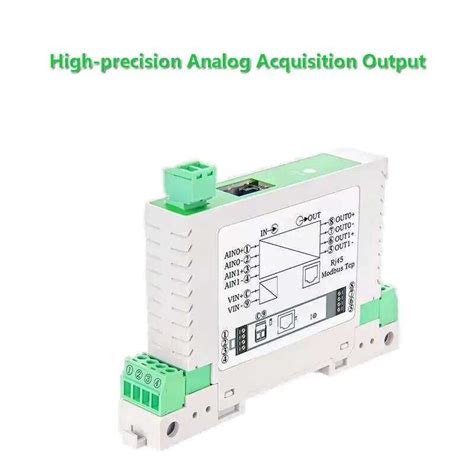 To 4 20ma Modbus Tcp Ethernet Analog Acquisition Module Ad Converter Current And Voltage Input