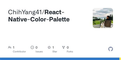 GitHub ChihYang React Native Color Palette
