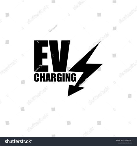 흰색 배경에 격리된 전기차 아이콘용 Ev 스톡 일러스트 2197422613 Shutterstock