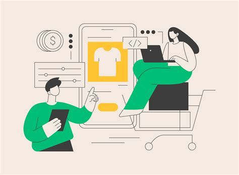 E Commerce Development Abstract Concept Vector Illustration 35795179