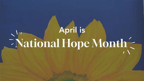 April Is National Hope Month