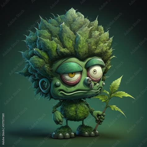 Weed High Cartoon Characters