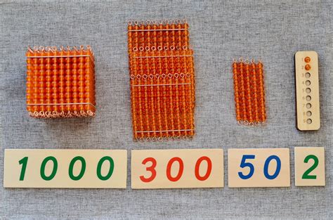 Montessori Decimal System Work Mat Montessori Number Mat Canmom