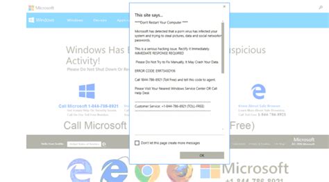 How To Remove Microsoft Has Detected A Porn Virus Pop Up