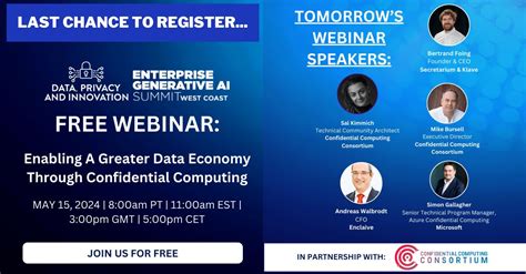 Data Privacy And Innovation On Linkedin Confidentialcomputing Dataeconomy Webinar
