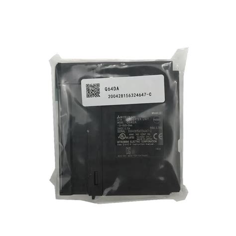 Original Mitsubishi PLC Analog Output Module Q64da PLC And PLC Controller