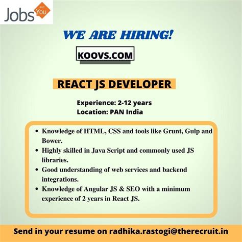 Radhika Rastogi On Linkedin Reactjsjobs Html Css Grunt Gulp