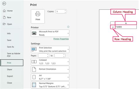 How To Print Excel Sheet With Rows And Columns 2 Simple Ways Excel