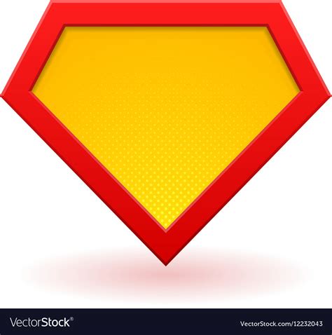 Superhero Logo Template Royalty Free Vector Image