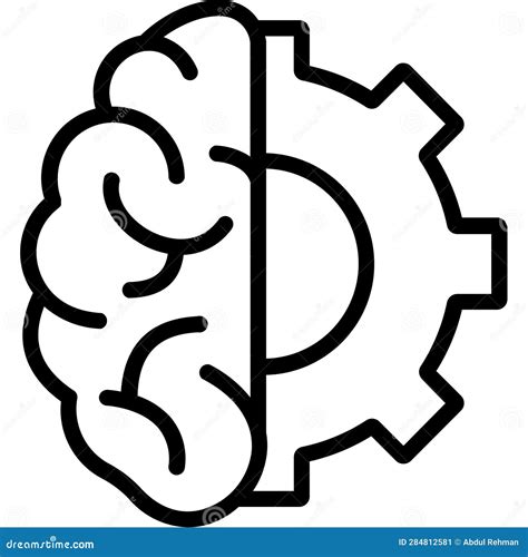 Brainstorming Outline Icon Vector Illustration 135340658