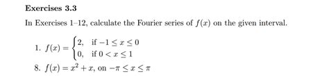 Solved Exercises 3 3in Exercises 1 12 ﻿calculate The