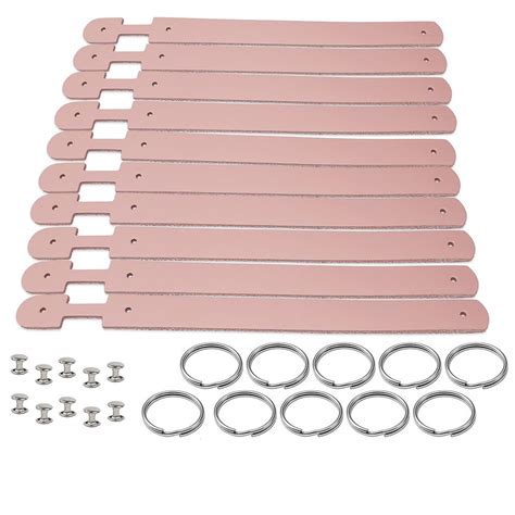 Blank Leather Keychains Diy Engraving Kit Pack Of 10 ¾ X 4 5 Michaels