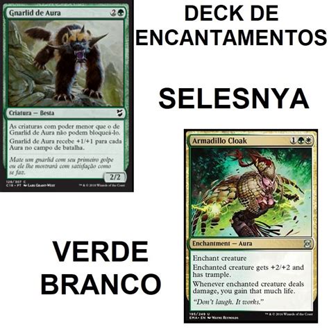 Deck De Encantamentos 4 Verde E Branco Selesnya Aggro Magic Shopee