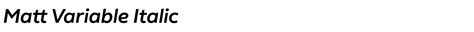 Matt Font Webfont And Desktop Myfonts