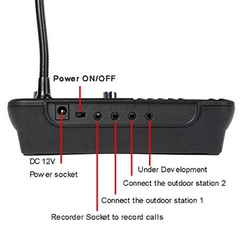 Window Speaker Intercom System Anti Interference Dual Way