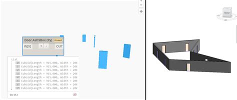 How To Get Door Opening Boundary On Wall In Dynamo Or Revit Api Revit Dynamo