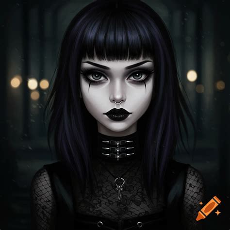 Goth Girl On Craiyon