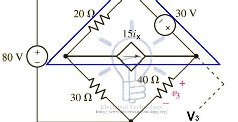 Supermesh Circuit Analysis Step By Step With Solved Example Basic Electrical Engineering