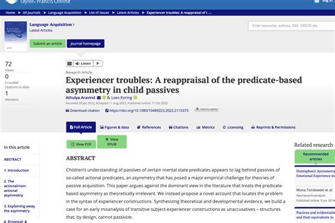 New Paper By Aravind And Koring In Language Acquisition At Whamit
