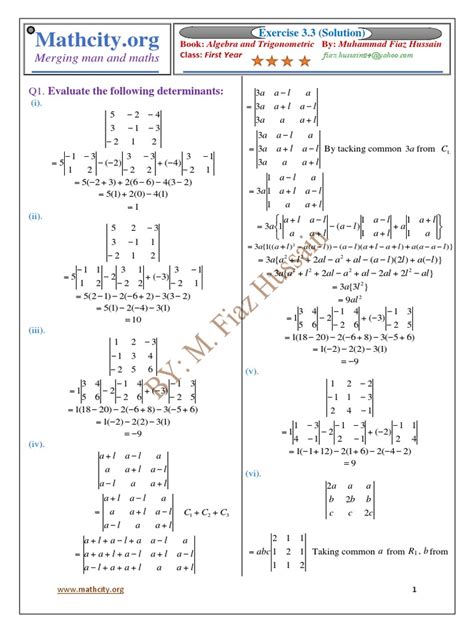Ex No 33 Pdf Teaching Mathematics