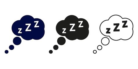Premium Vector Zzz Sleep Waves Set Sleep Illustration Sign