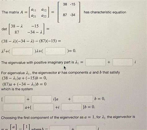 [answered] The Matrix A Det 2 A A11 A21 38 2 87 382 34 2 87 15 12 15 Kunduz