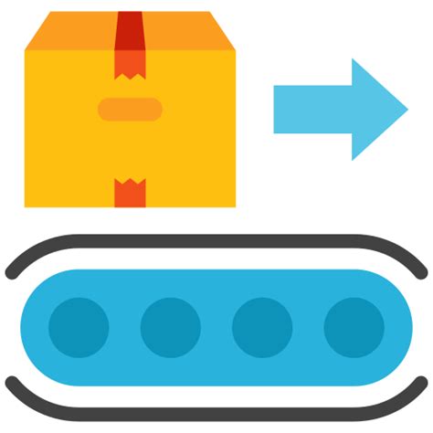 Conveyor Generic Color Fill Icon